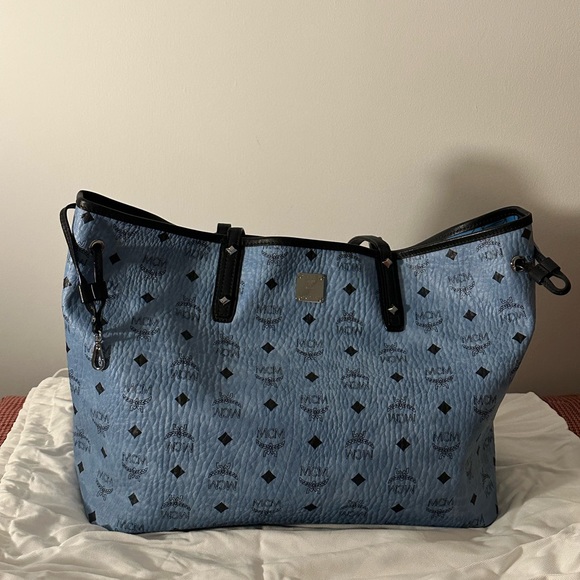 MCM | Bags | Mcm Liz Reversible Medium Visetos Tote Bag | Poshmark